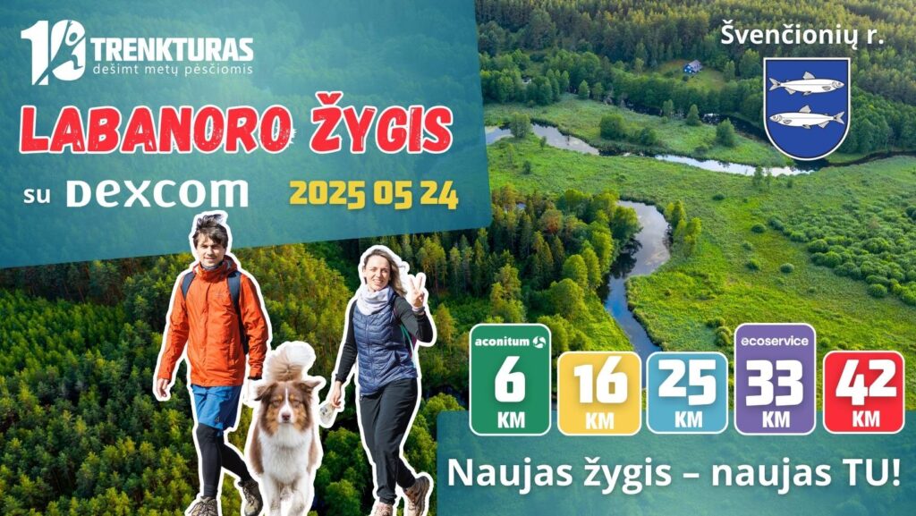 TrenkTuras: Labanoro žygis'25 su Dexcom